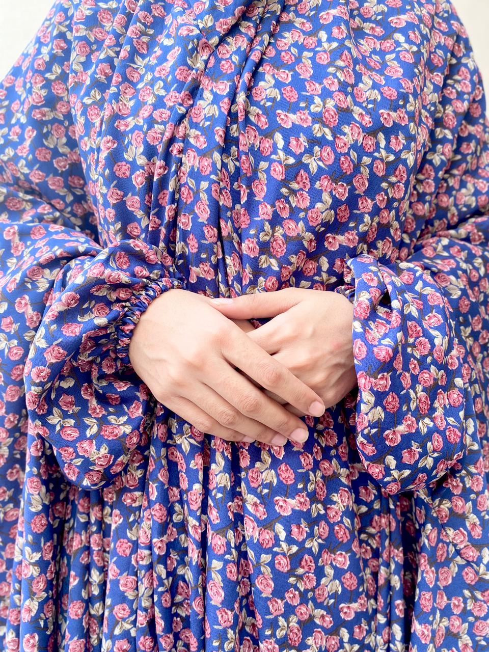 Premium Namaz Chadar - Purple Print – Womeo Fashions